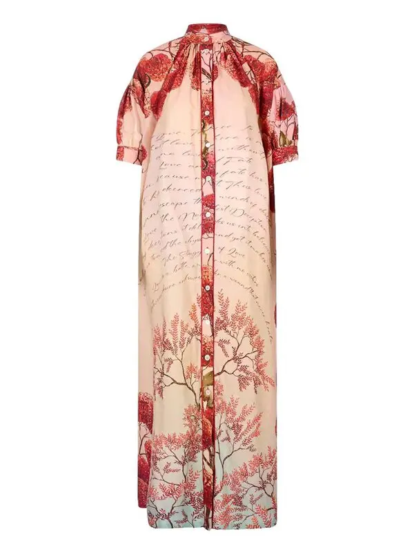 F.R.S FOR RESTLESS SLEEPERS Floral Broderie-anglaise Maxi Dress - Neutrals