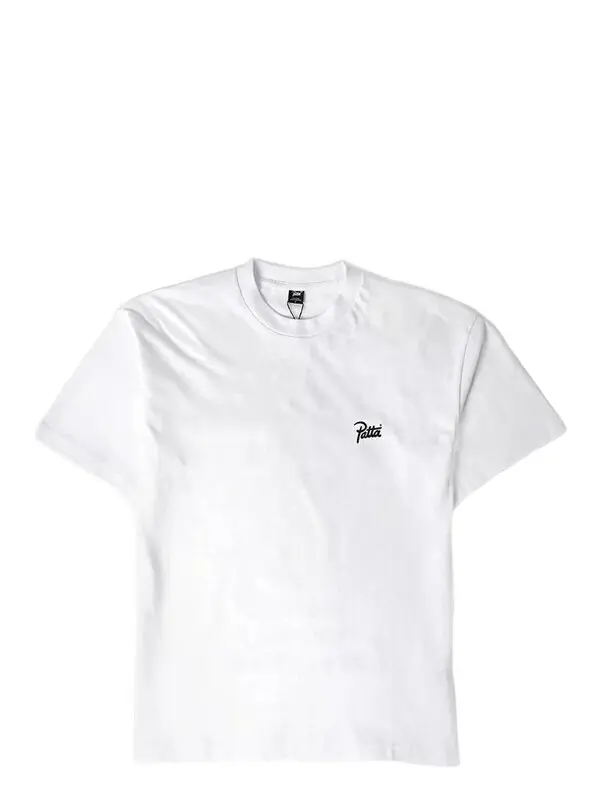 PATTA Logo Print Cotton T-shirt - White