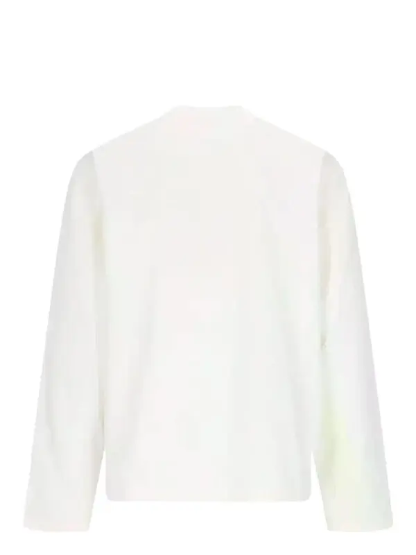 JIL SANDER Logo-print Long-sleeve T-shirt - White