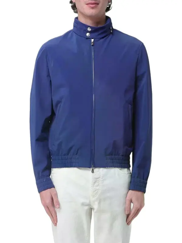Brunello Cucinelli Royal Hooded Jacket - Blue