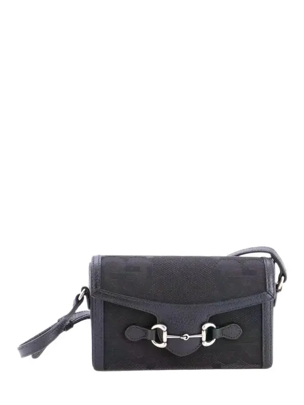 Gucci Horsebit 1955 Mini Crossbody Bag - Black