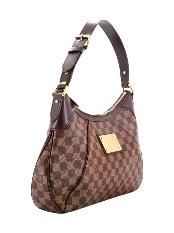 LOUIS VUITTON Damier Gm Thames Hobo Bag - Brown