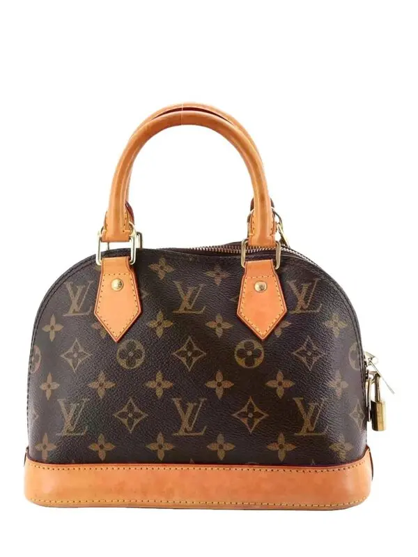 LOUIS VUITTON Alma Handbag Monogram Canvas Bb Bag - Brown