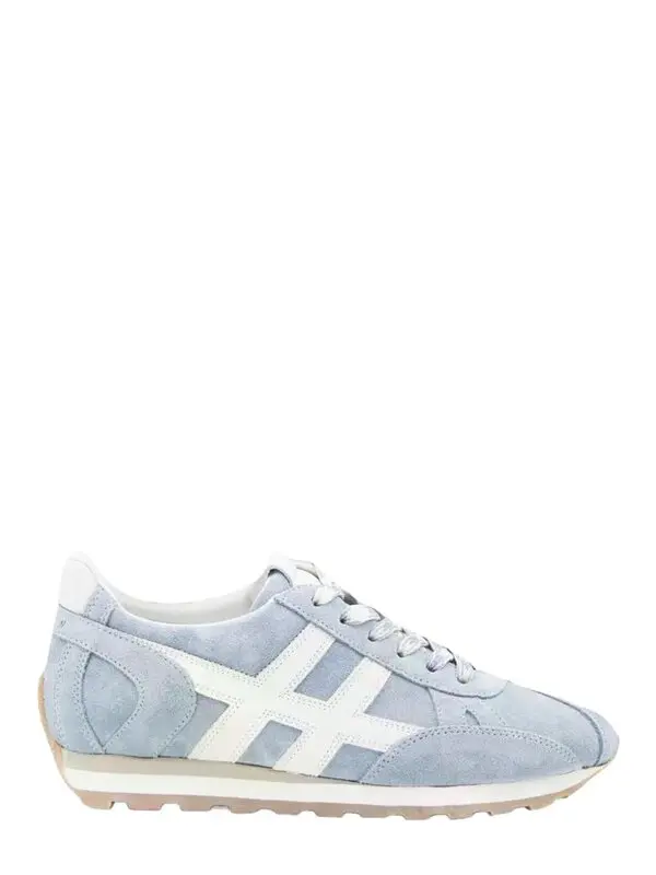 Hogan Panelled Suede Sneakers - Blue