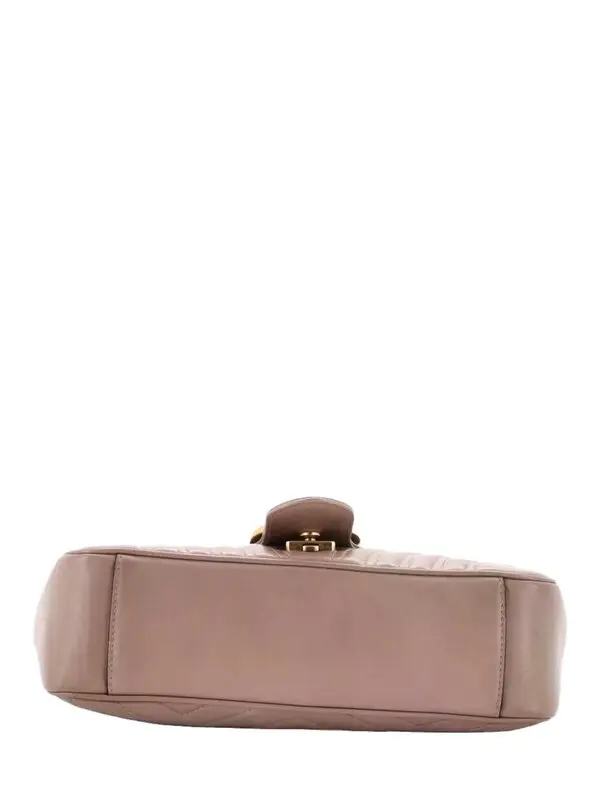 Gucci Gg Marmont Matelassé Leather Medium Shoulder Bag - Neutrals