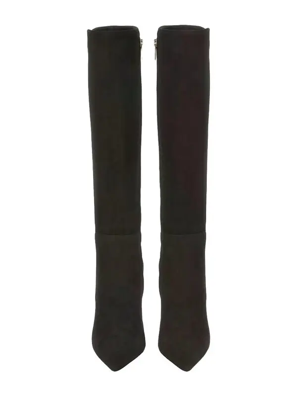 GIANVITO ROSSI Levy Suede Knee-length Stiletto Boots - Brown