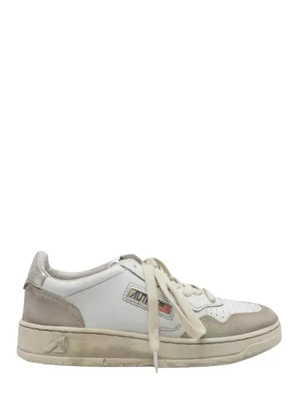AUTRY Super Vintage Medalist Low Sneakers - White