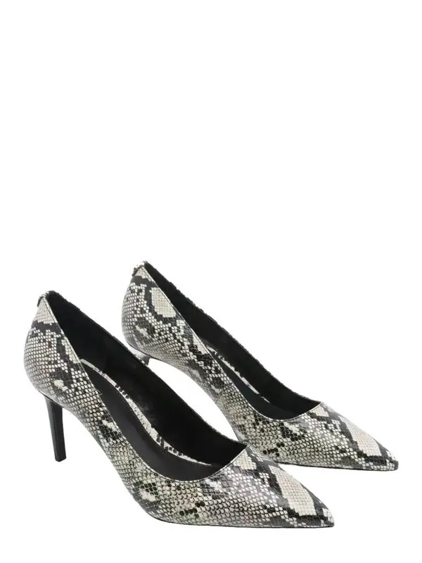 Michael Kors Alina Flex Python-print Pumps - Grey