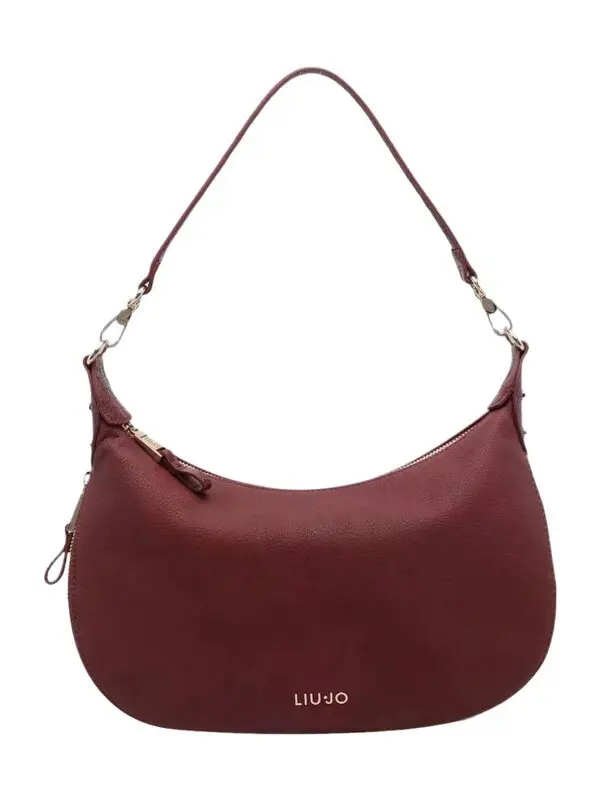Liu Jo Croc-effect Shoulder Bag With Logo Plaque - Red