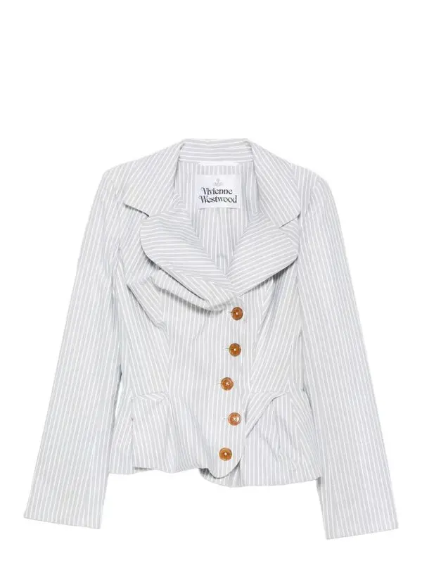 VIVIENNE WESTWOOD Pinstriped Jacket - Grey