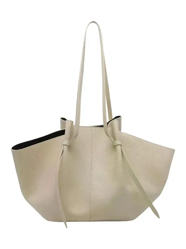 Yuzefi Mochi Leather Shoulder Bag - Neutrals