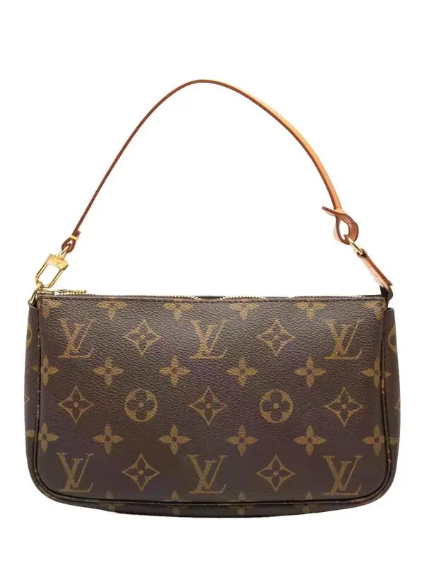 LOUIS VUITTON Monogram Pochette Accessoires Shoulder Bag - Brown