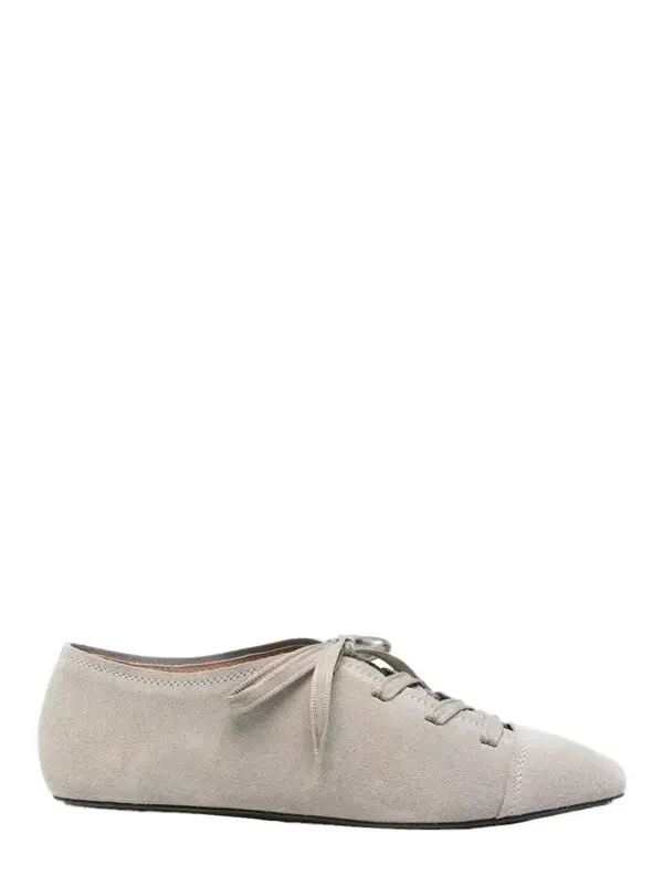 Emporio Armani Suede Derby Shoes - Grey