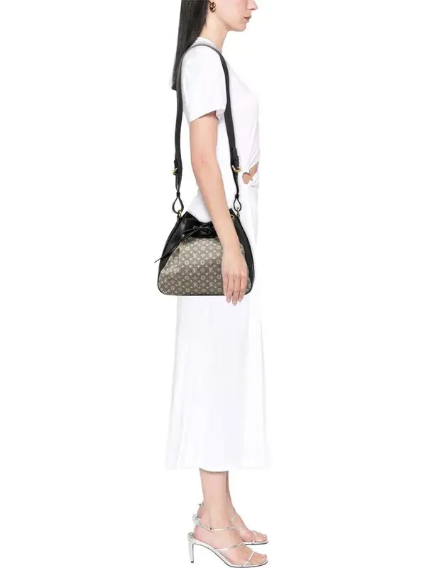 LOUIS VUITTON Monogram Mini Lin Noe Pm Bag - Grey