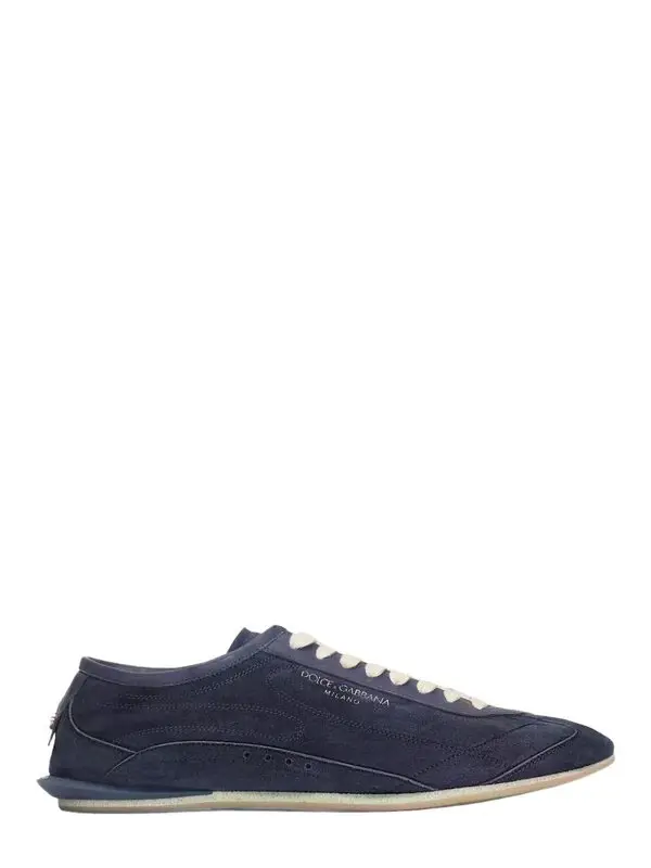 Dolce & Gabbana Calfskin Gimondi Plus Derby Shoes - Blue
