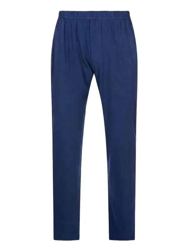 Kiton Elasticated-waistband Pajamas Trousers - Blue