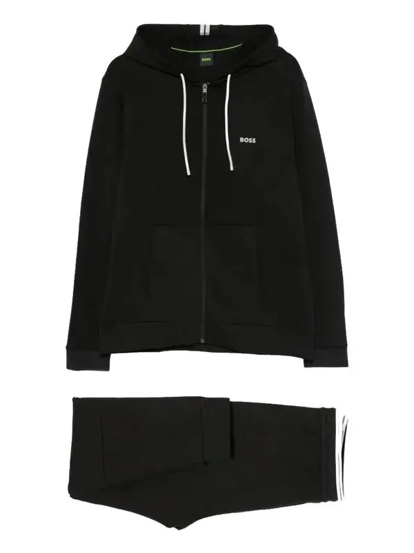 BOSS Logo-print Tracksuit - Black