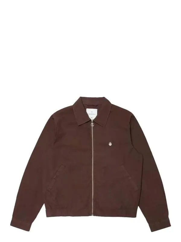 Edwin Century Zip-up Jacket - Brown