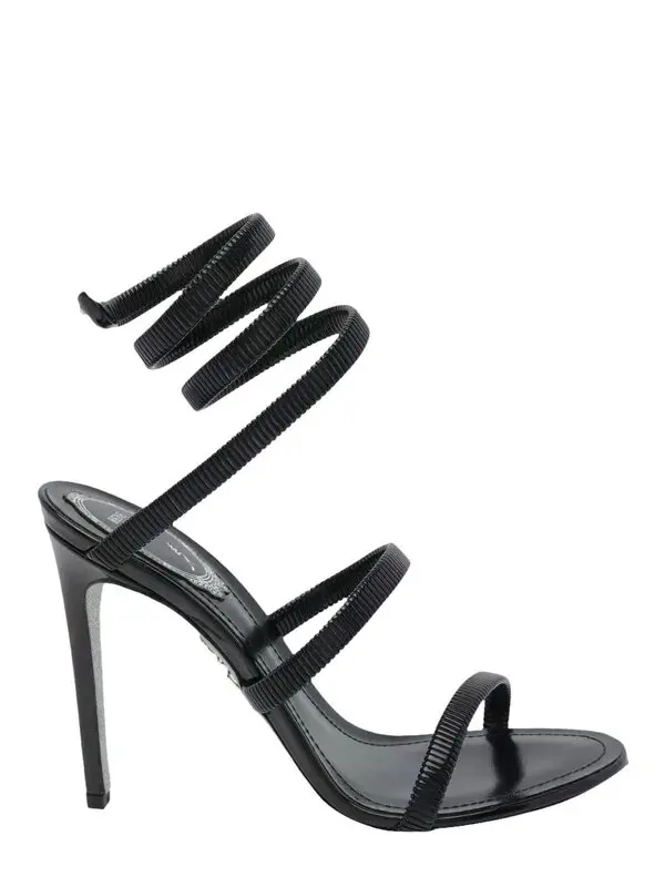 Rene Caovilla Juniper Wrap-around Sandals - Black