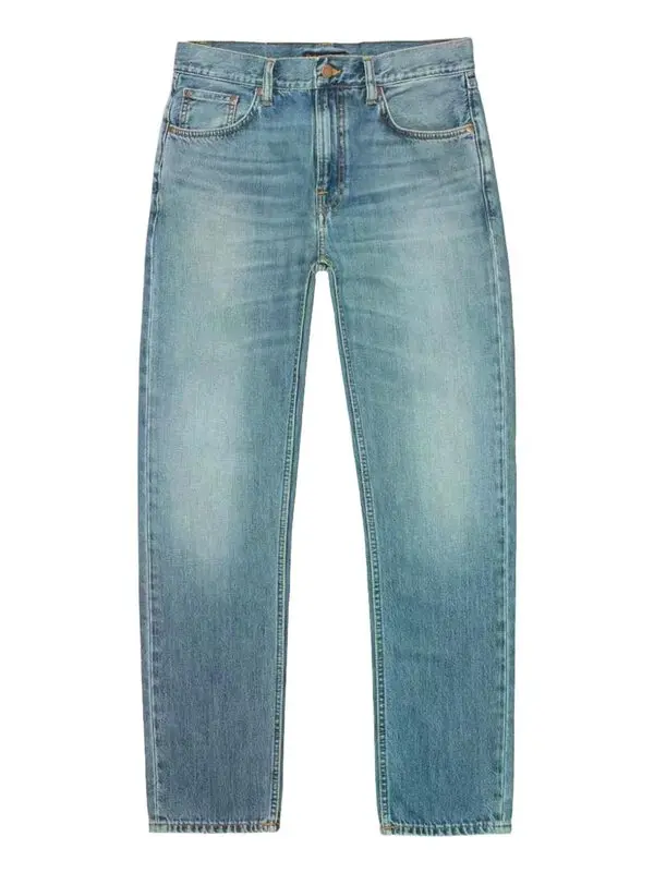 Nudie Jeans Gritty Jackson Straight-leg Jeans - Blue