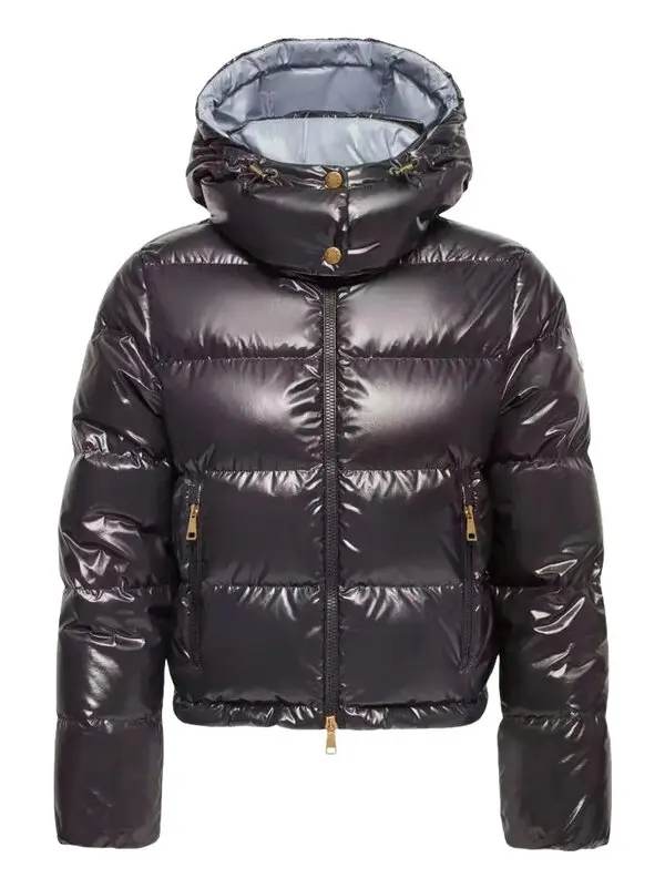Moncler Niveole Padded Hooded Jacket - Grey