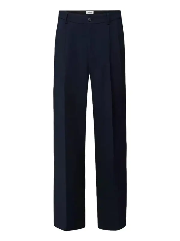 DRYKORN Leek Wide Pleated Trousers - Blue