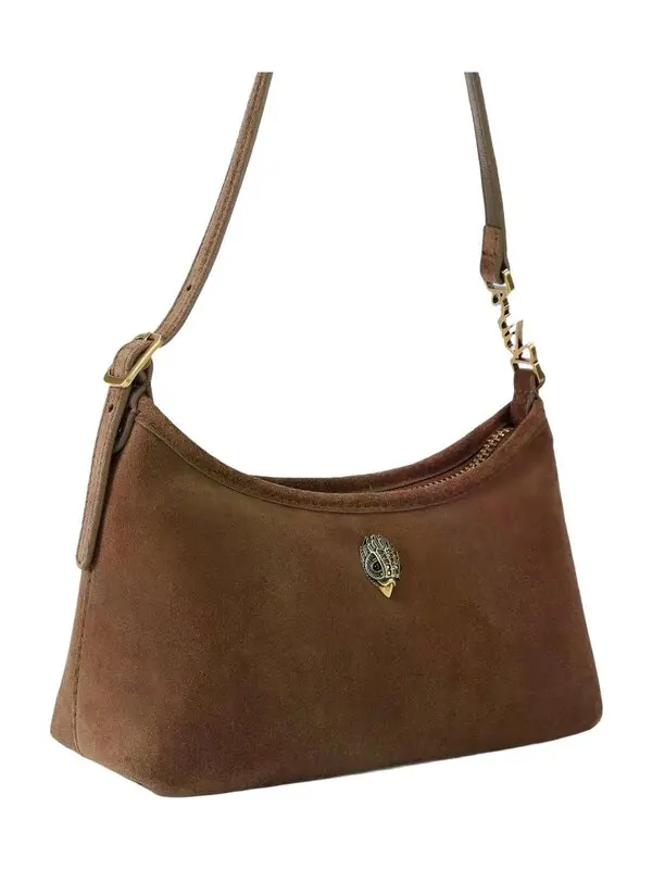 Kurt Geiger Suede Sling Bag - Brown