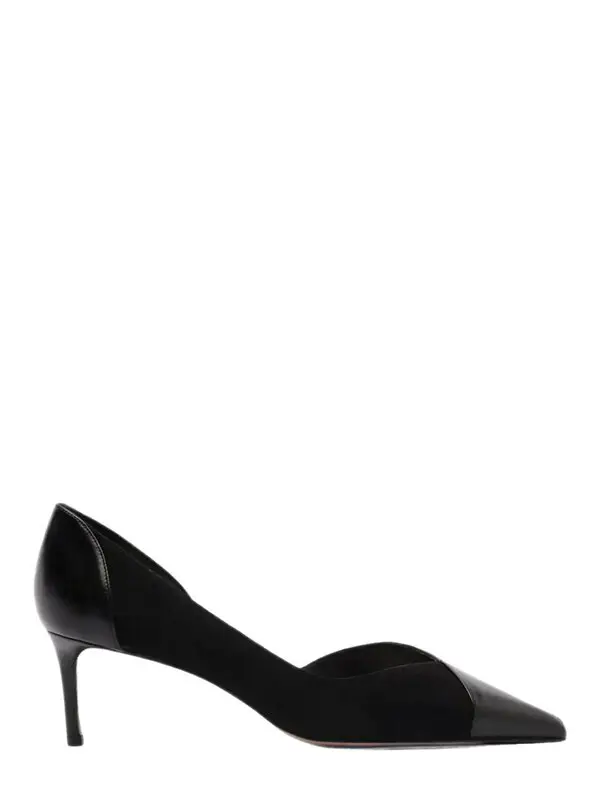 ALEXANDRE BIRMAN Patricia Panelled Pointed-toe Pumps - Black