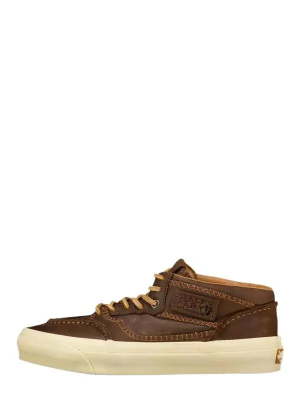VANS X Otw Skate Half Cab Moccasin-stitch Sneakers - Brown
