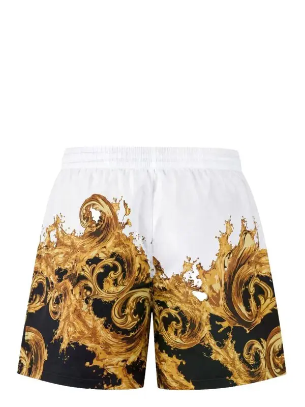 Versace Drawstring Shorts - White