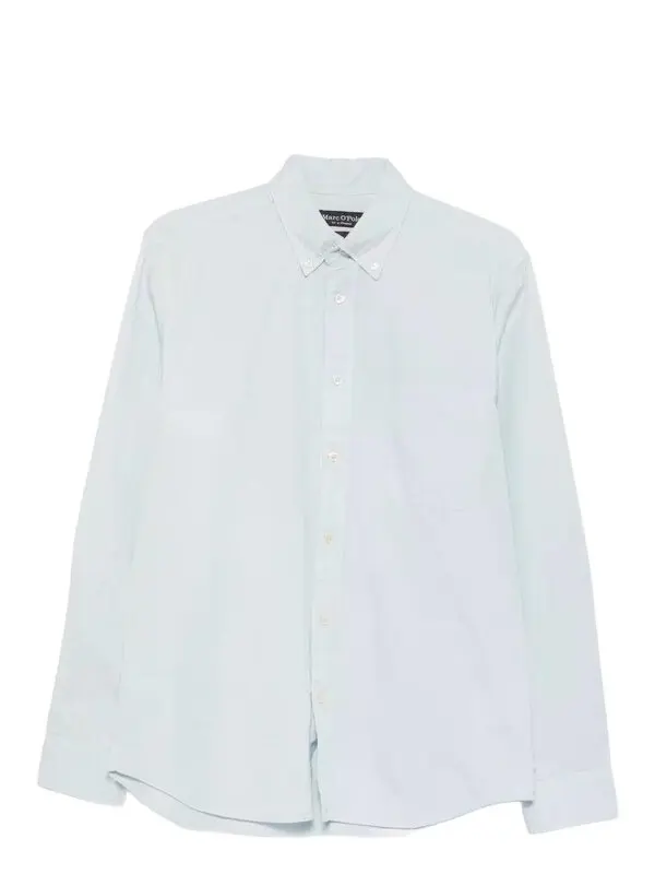 Marc O'polo Button-fastening Chest-pocket Shirt - Blue