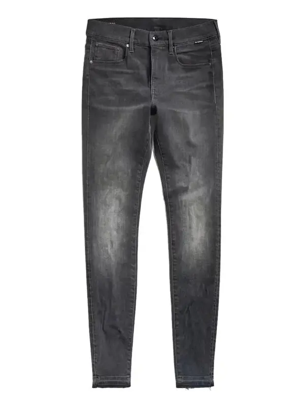 G-star Raw 3301 Logo Patch Skinny Jeans - Black