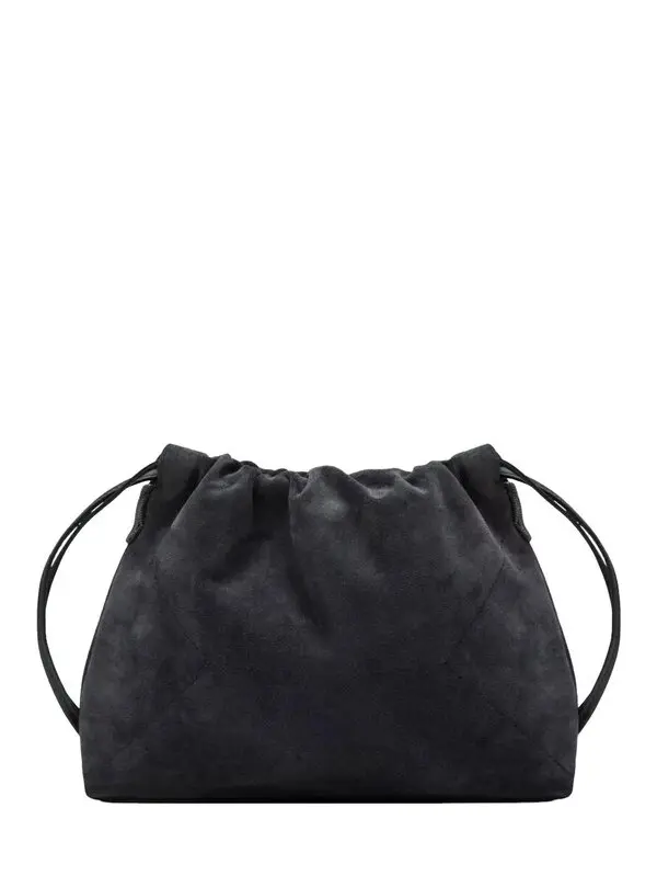 Brunello Cucinelli Leather Bucket Bag - Grey