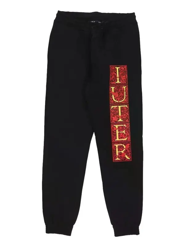 IUTER Mediolanum Logo-print Track Pants - Black