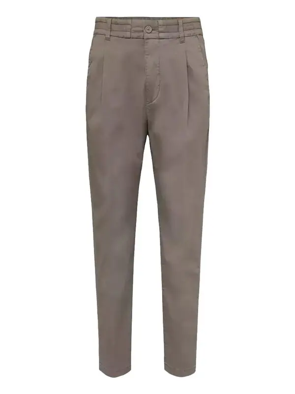 DRYKORN Pleated Tapered Trousers - Neutrals