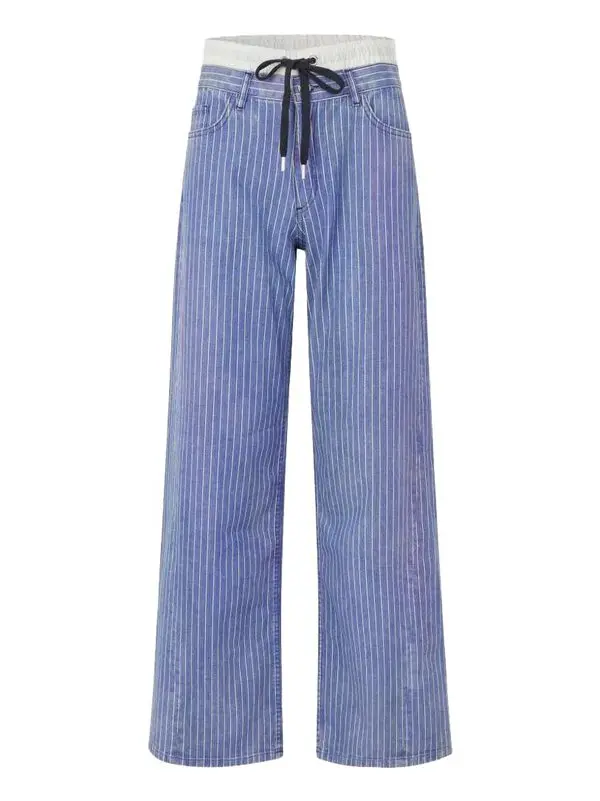Baum Und Pferdgarten Nicolina Pinstriped Jeans - Blue