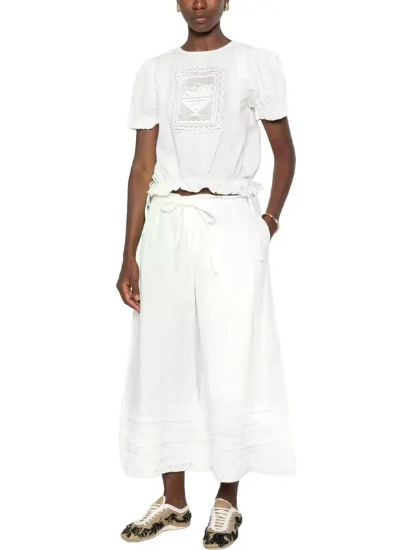 DAMSON MADDER Florintina Palazzo Pants - Neutrals