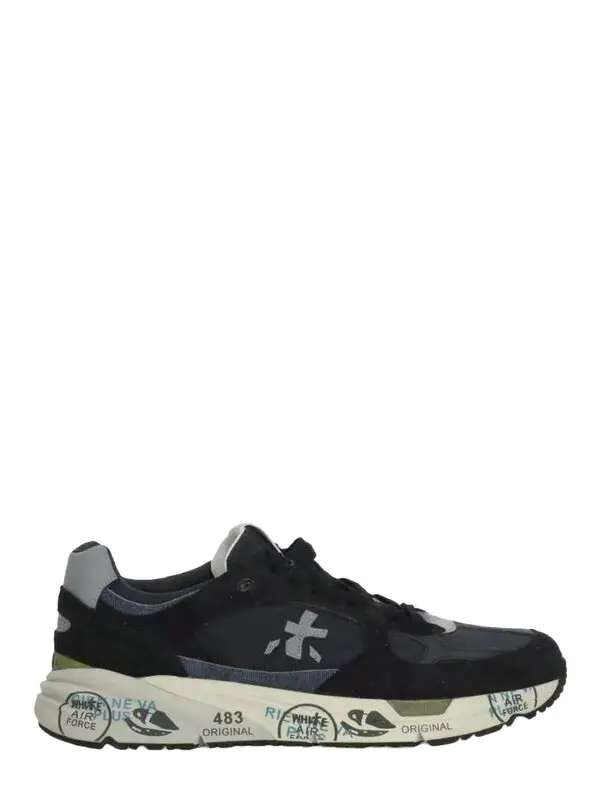 Premiata Mase Logo-patch Sneakers - Blue