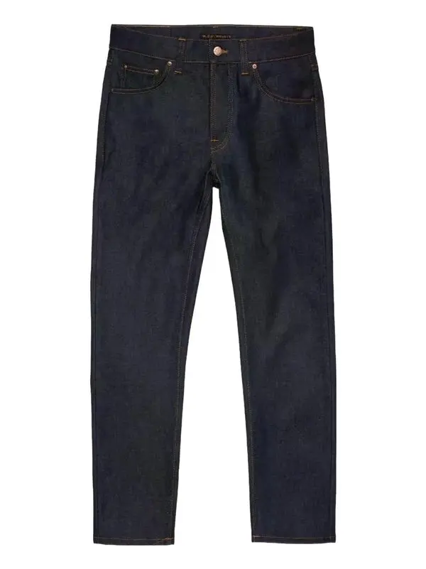 Nudie Jeans Solid Ollie Dry Abyss Denim Jeans - Blue