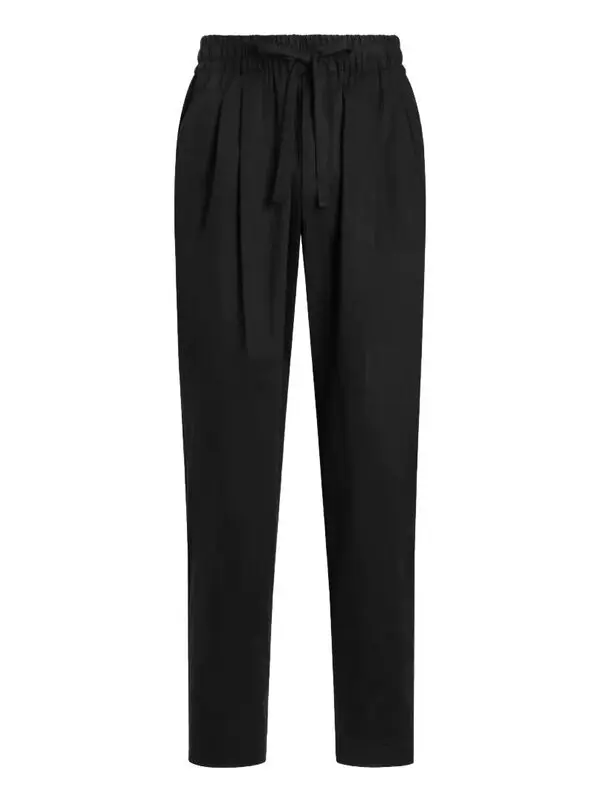 Dolce & Gabbana Stretch Cotton Gabardine Jogging Trousers - Black