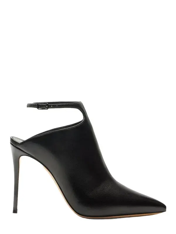 Casadei Julia Flavour Leather Mules - Black