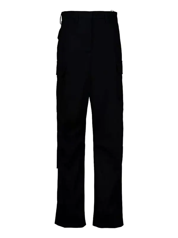 Stella McCartney Cargo Straight Trousers - Black
