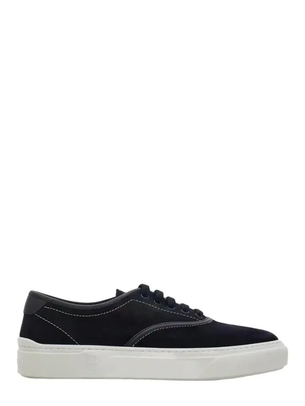 FERRAGAMO Gancini Driver Loafers - Blue