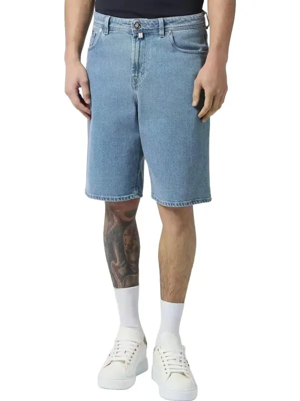 BILLIONAIRE Logo Patch Shorts - Blue