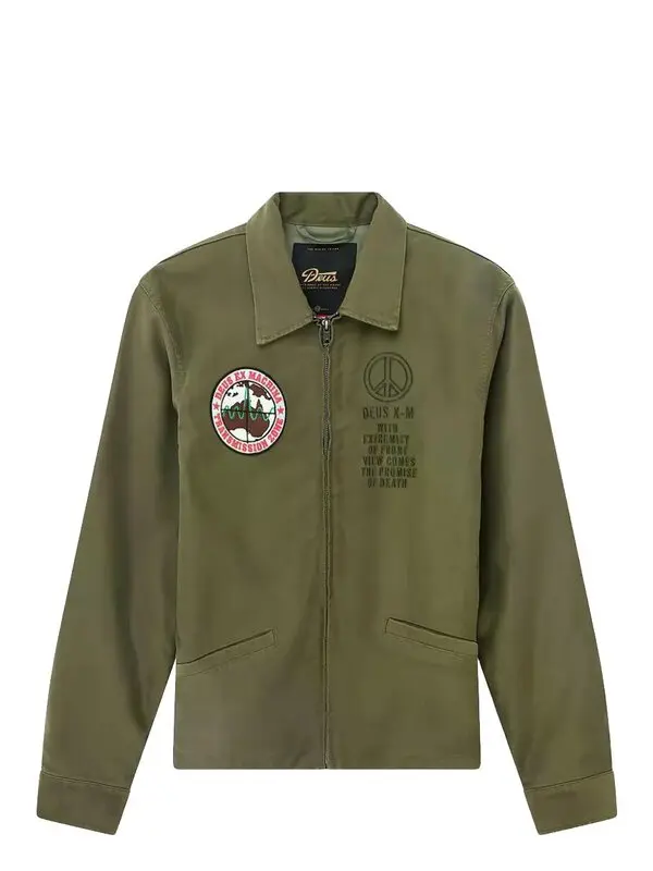 Deus Ex Machina Fugazi Zip-up Jacket - Green
