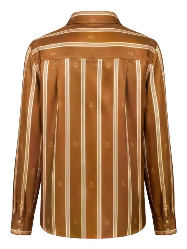 Zimmermann Striped Shirt - Brown