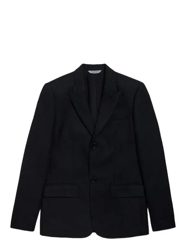 Balenciaga Single-breasted Blazer - Black