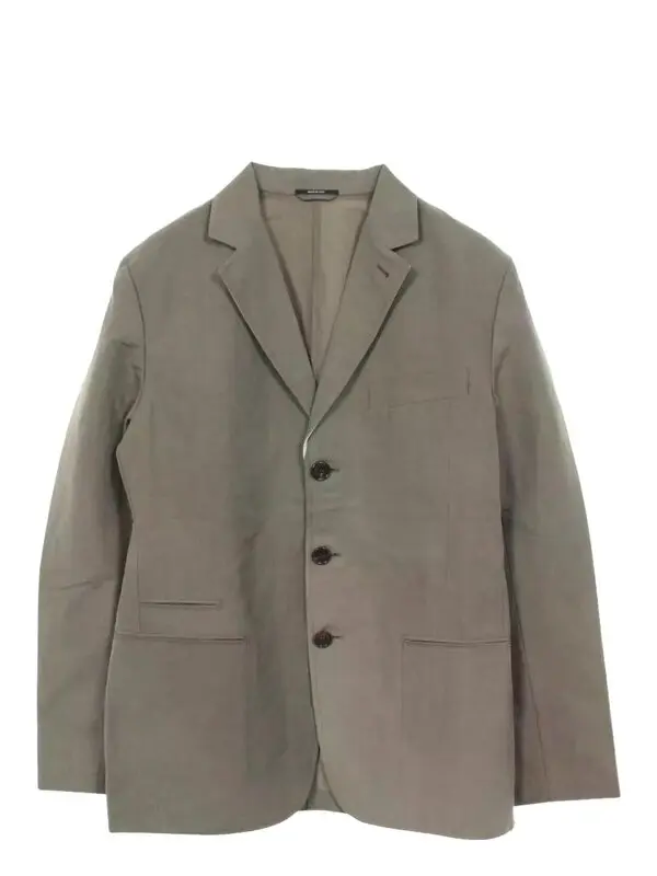 Hermès 2010s Notched-lapels Tailored Blazer - Grey