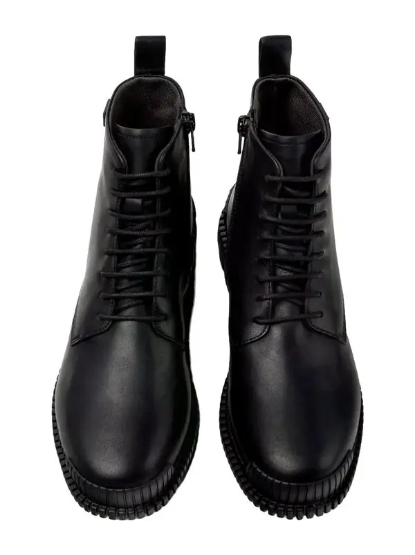 Camper Pix Lace-up Ankle Boots - Black