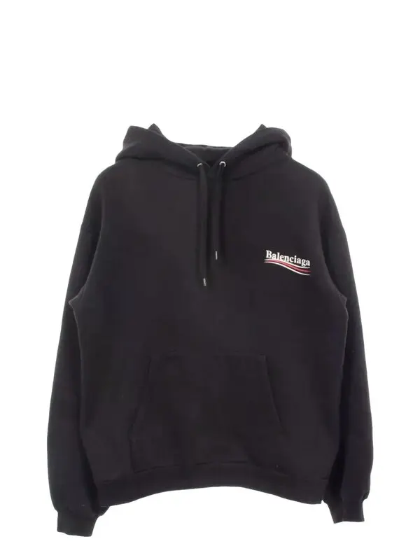 Balenciaga 2000s Campaign Logo Hoodie - Black